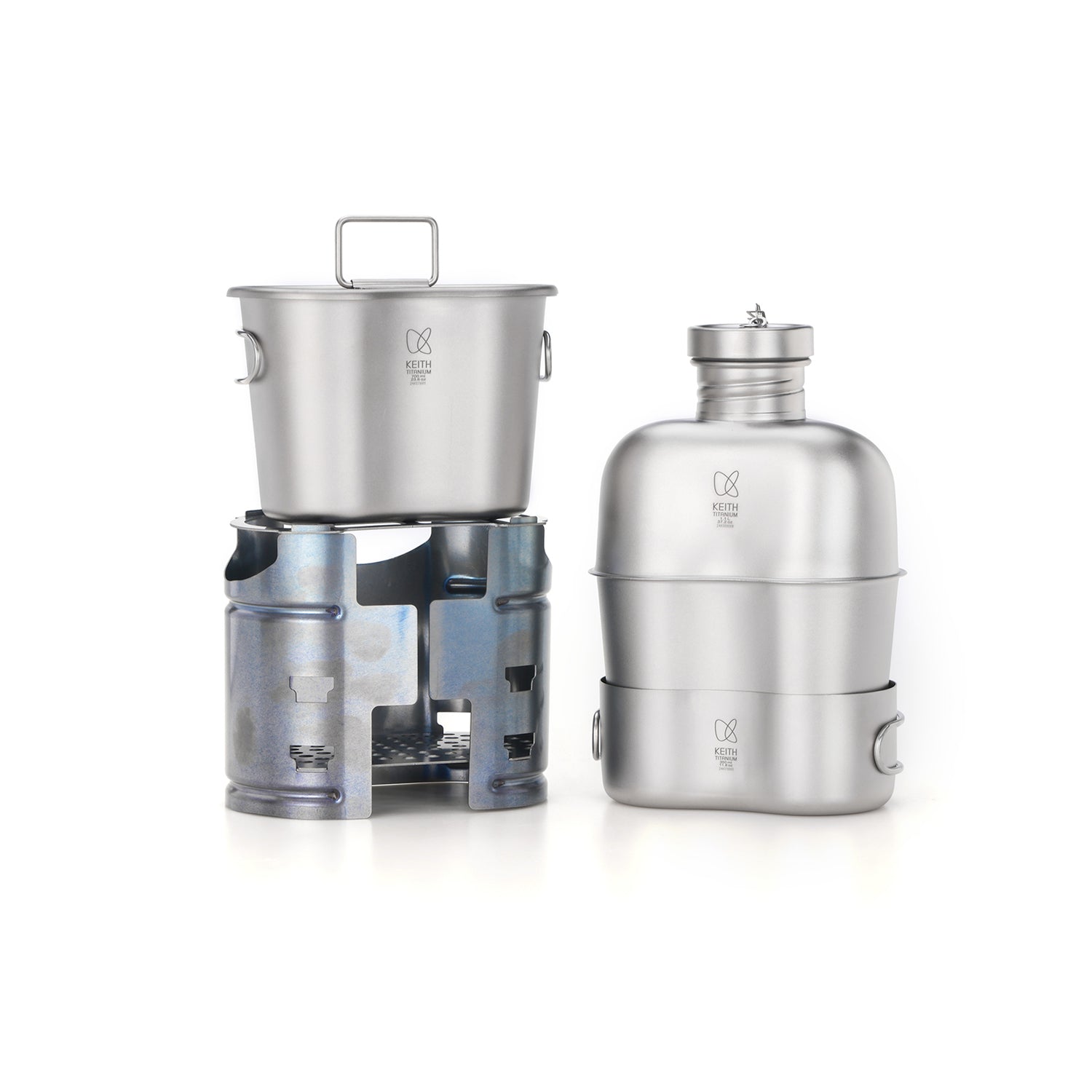 Ti3061 Pro Plastic-Free Canteen Mess Ki – KEITH Titanium
