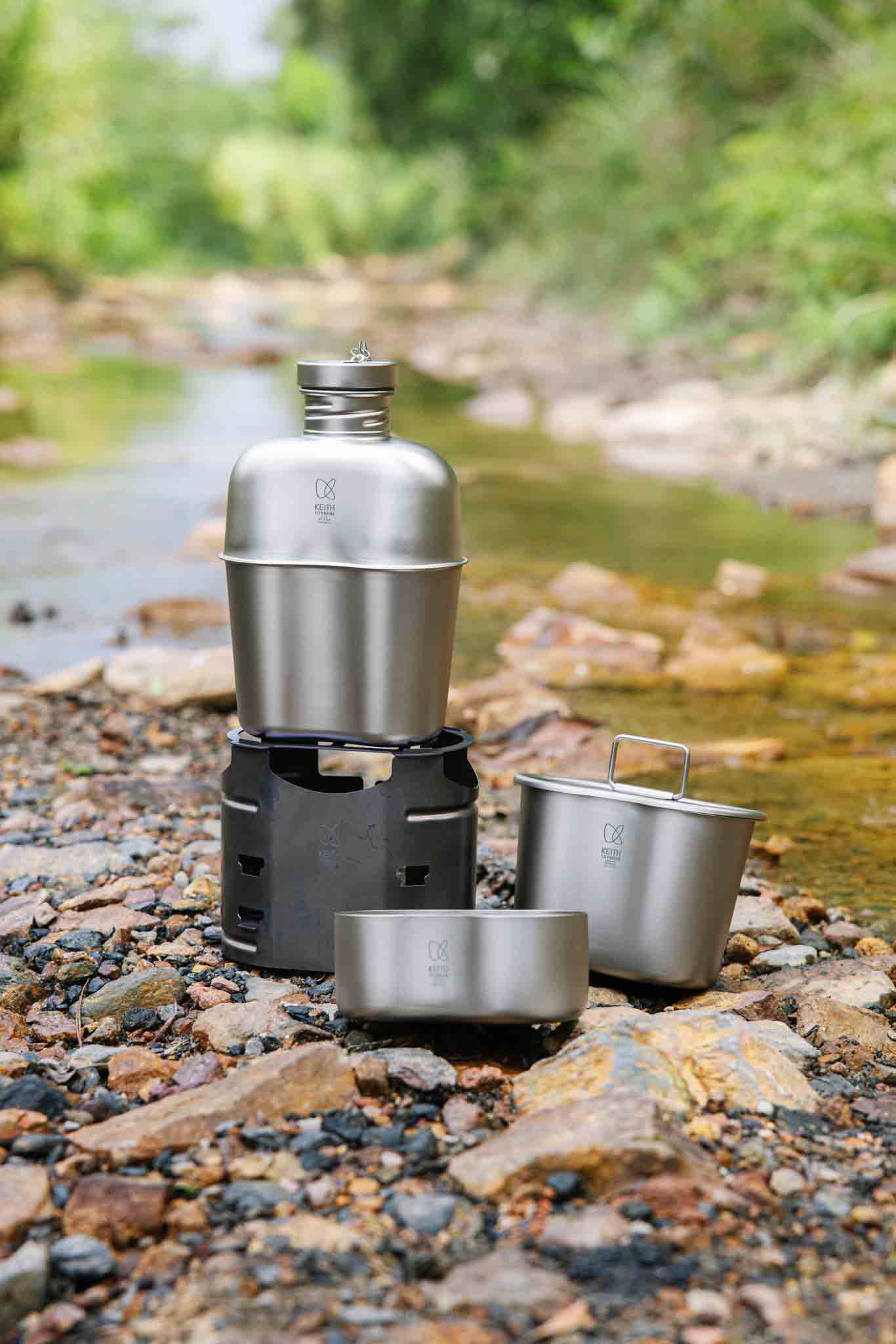 Ti3061 Pro Plastic-Free Canteen Mess Ki – KEITH Titanium